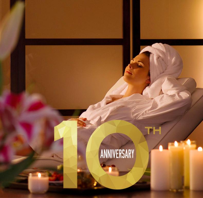 10 Year Anniversary Day Spa Package Special | Spa Lux